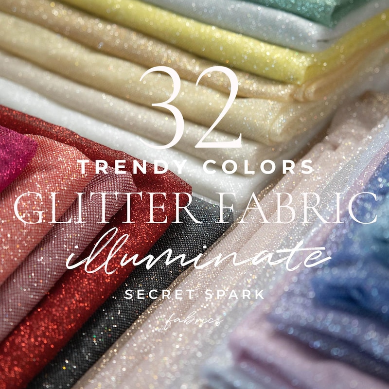 Glitter Fabric - Etsy
