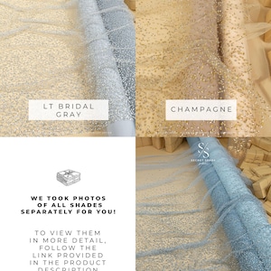 Gradient Sparkle Tulle With Rhinestones, Ombre Effect Crystal Mesh for ...