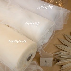 72 Colors Soft & Matte Bridal Tulle Fabric by the Yard, Wholesale Tulle ...