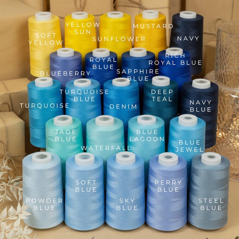 Yellow Denim Yards - Etsy