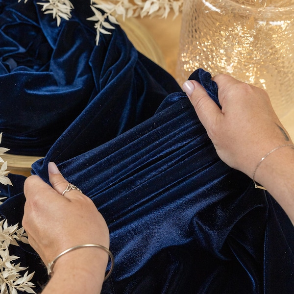 Navy Velvet - Etsy