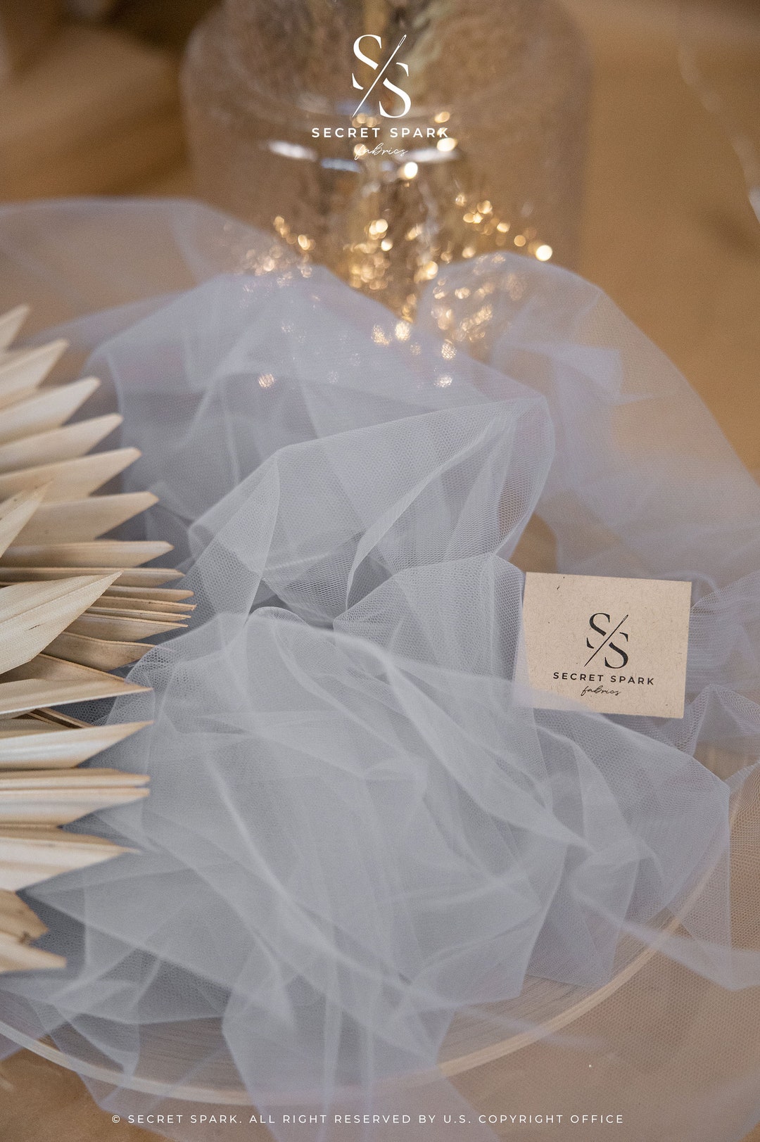 Gray Matte Soft Tulle Fabric by the Yard, Wholesale Soft Tulle Mesh ...