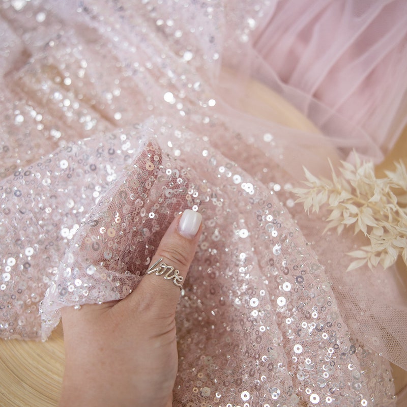 Light Pink Sequin - Etsy