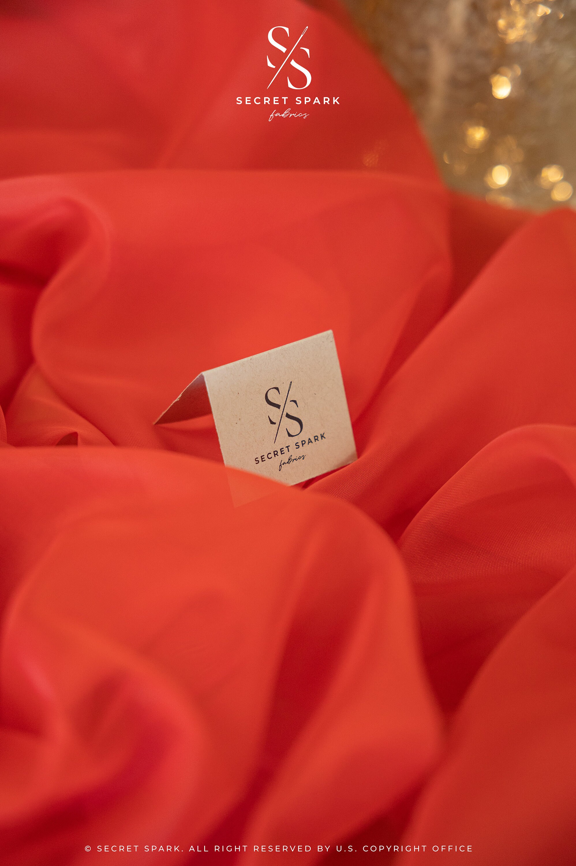Scarlet Red Matte Organza 118in Extra Width, Quality Soft Matte Organza ...