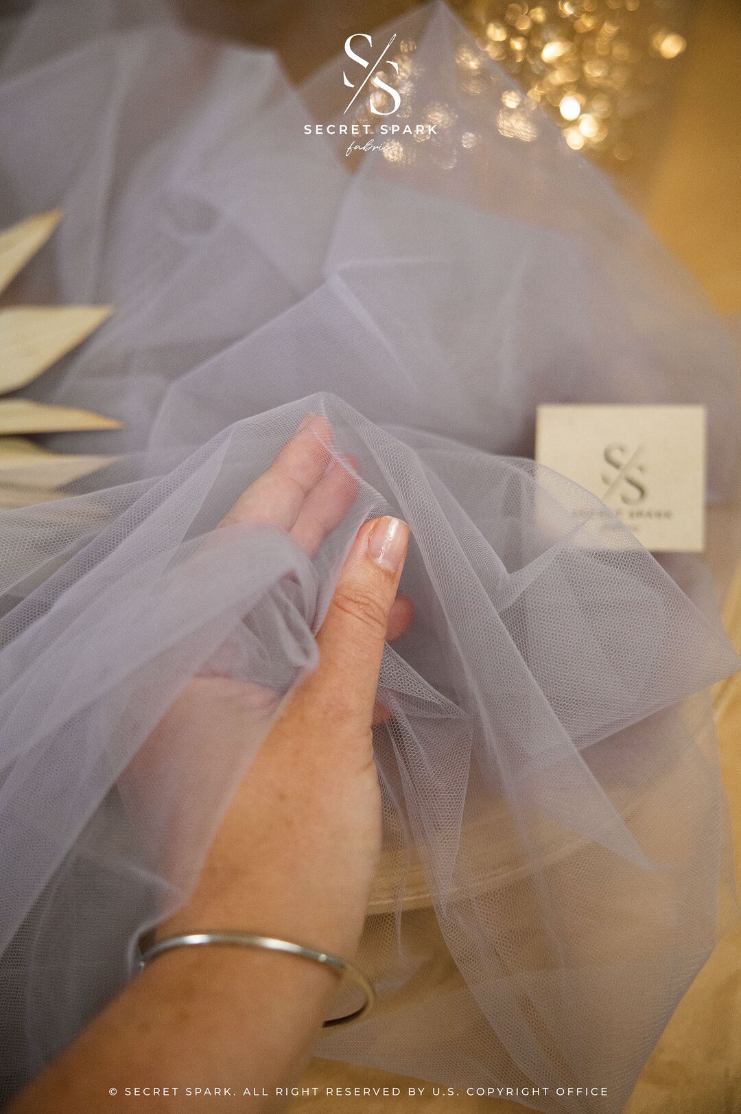 Dusty Lavender Soft and Matte Bridal Tulle Fabric by the Yard ...