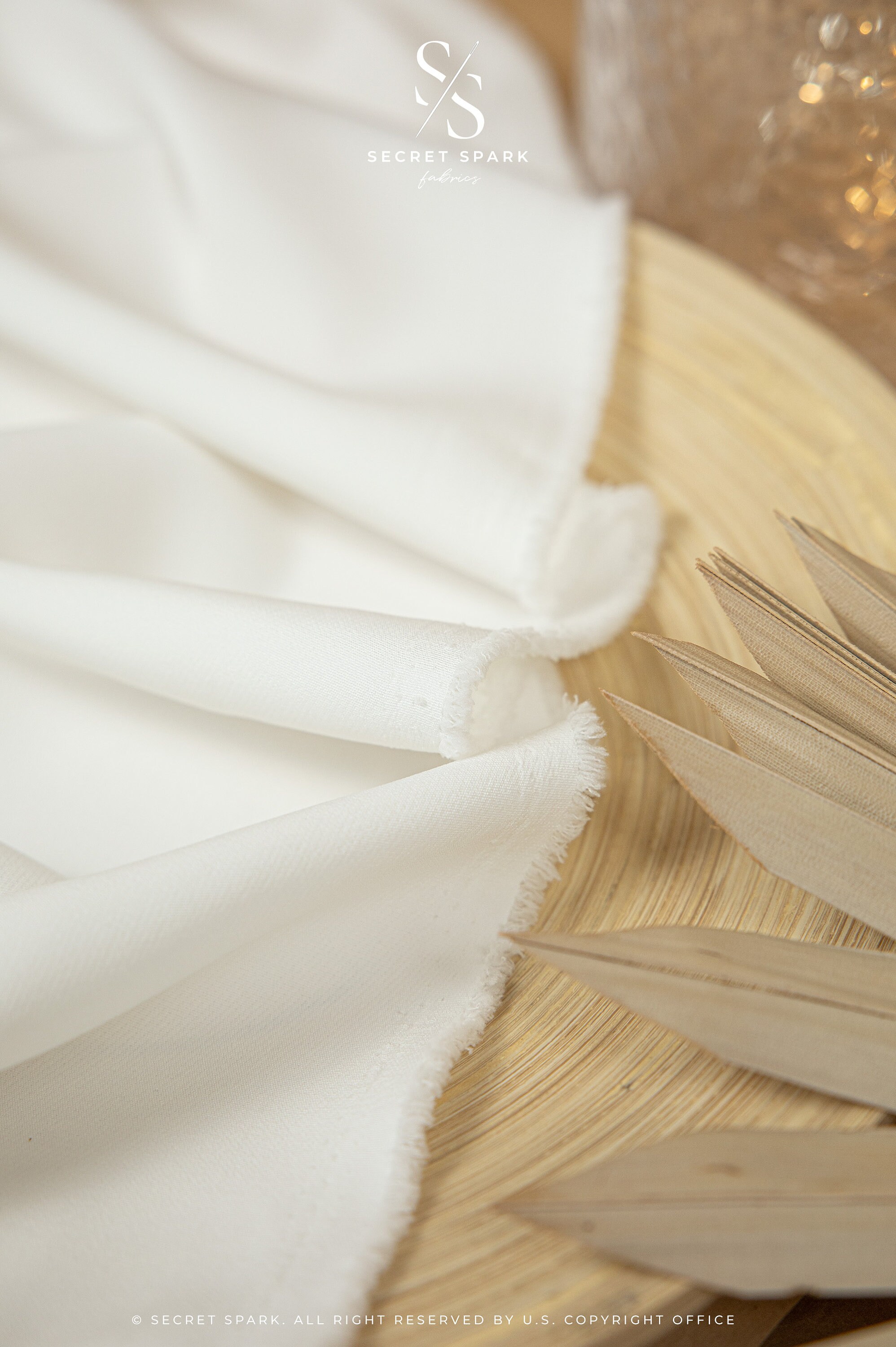 Ivory Crepe Stretch Fabric for Bridal Dresses, Matte Heavy Elastic ...
