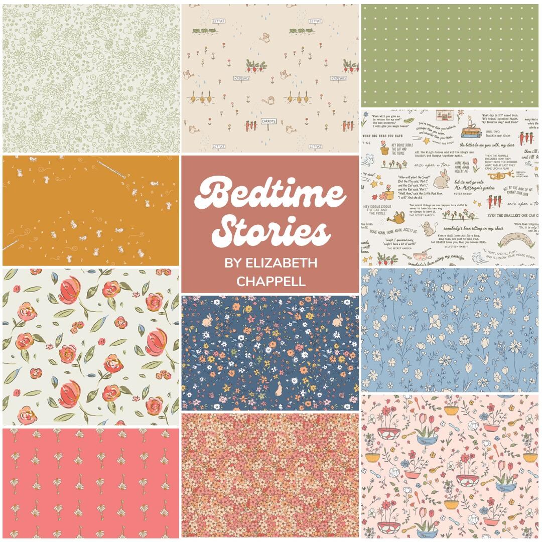 Bedtime Stories Fat Quarter Bundle Elizabeth Chappell 11 Fabrics Art ...