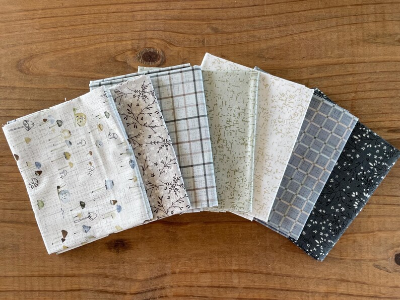 GRASSLAND Fabric Bundle 7 Fabrics FIGO Fabrics Designed by Bernadette ...