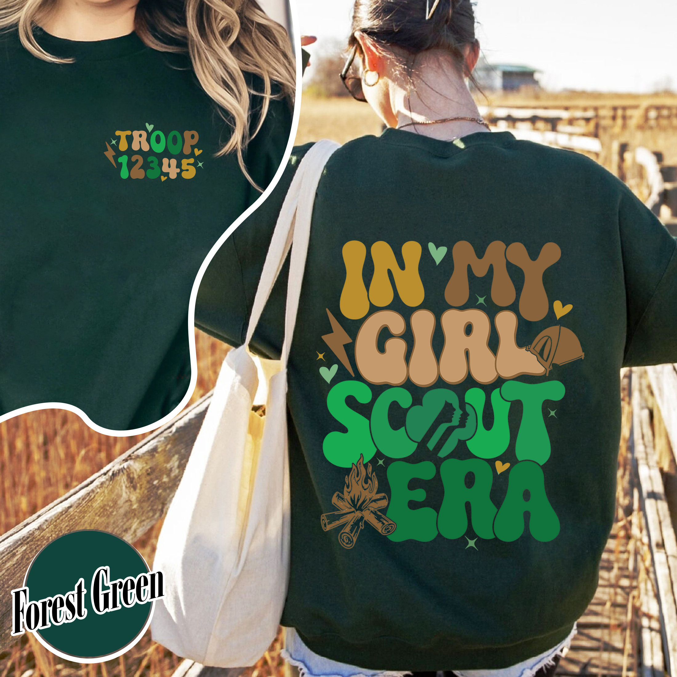 In My Girl Scout Era Shirt, in My Girl Scout Era Sweatshirt, Custom ...
