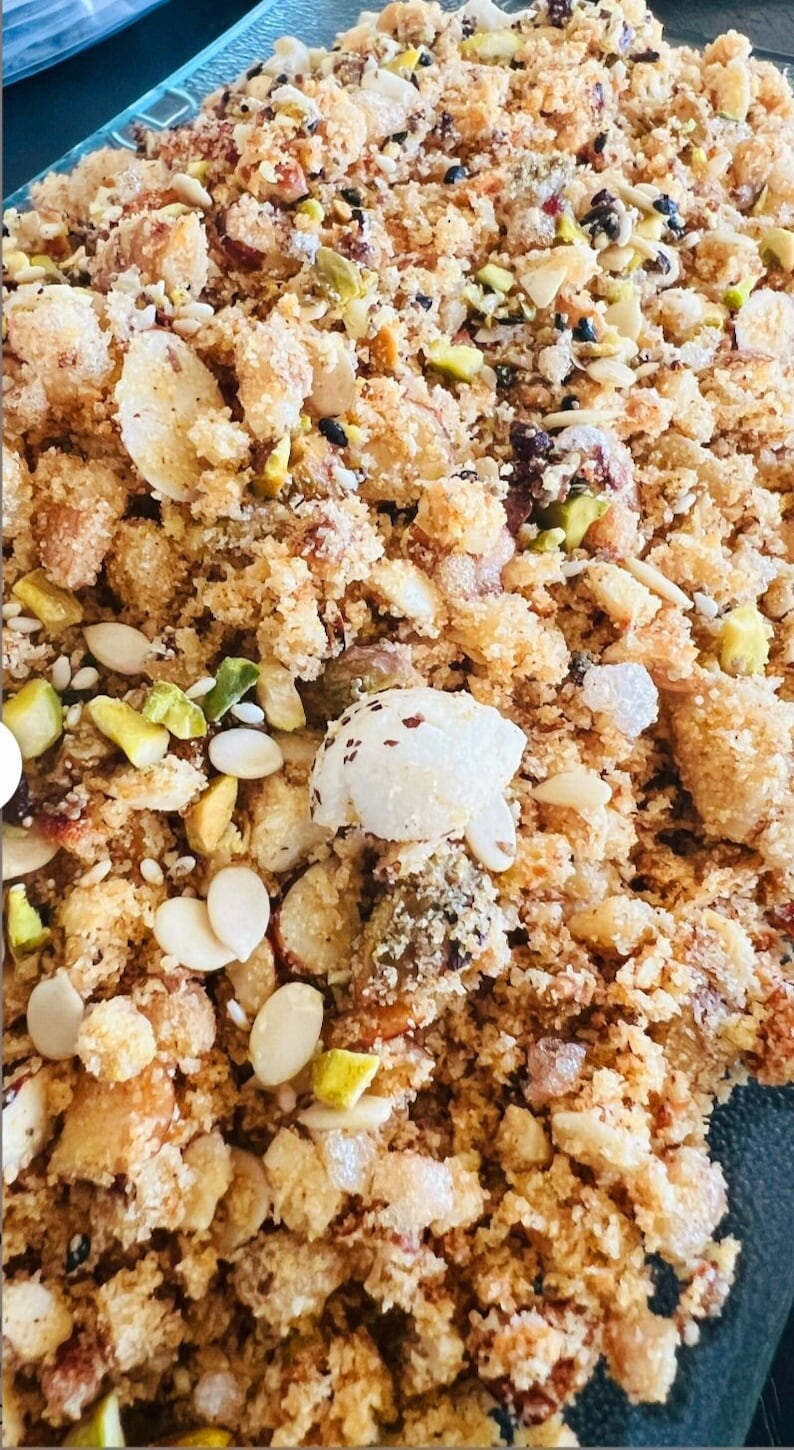 Healthy Homemade Fresh Panjeeri, Postpartum Nutrition, Protein Energy ...