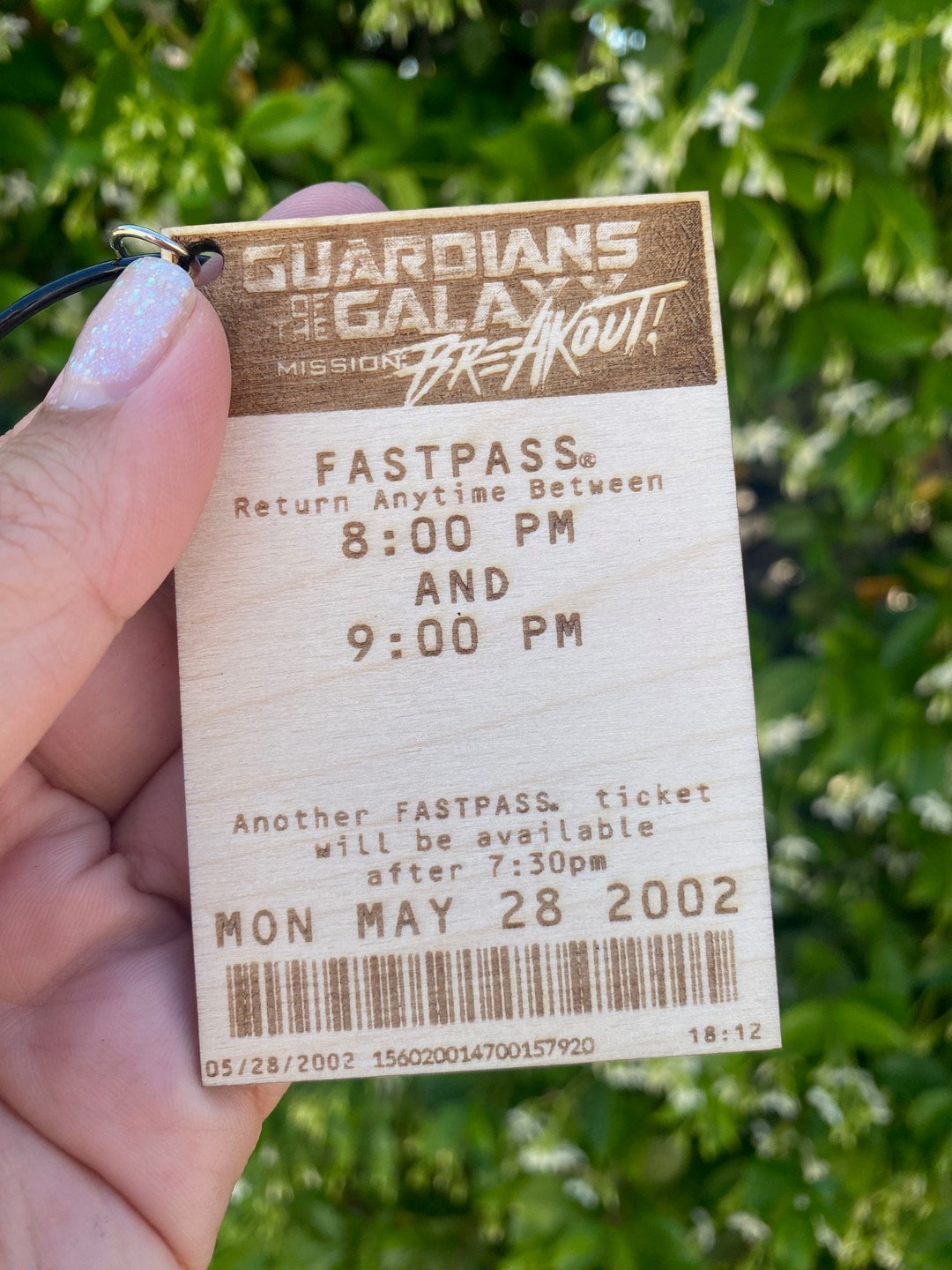 Tower of Terror/guardians of the Galaxy Fastpass Bag Tag - Etsy