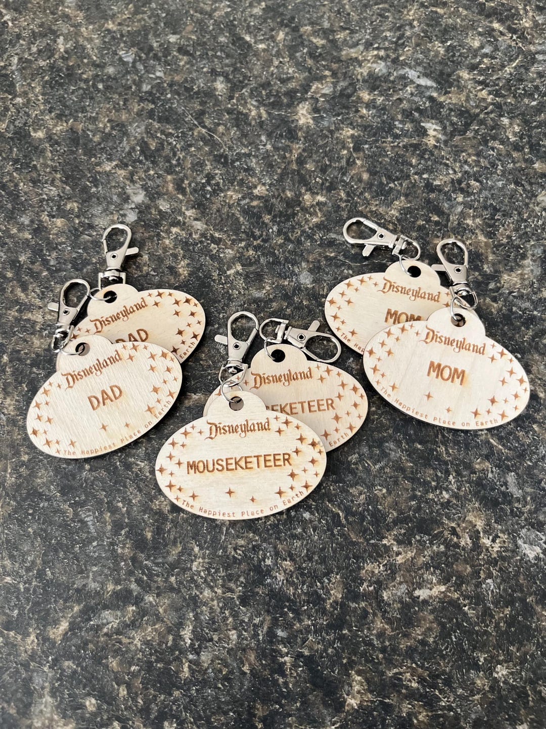 Disneyland Name Tag Keychain - Etsy