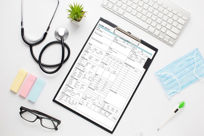 Editable Cardiac Nurse Report Sheet Telemetry Nurse Brain Report Sheet ...
