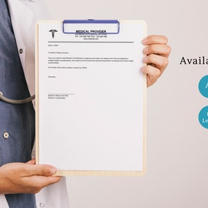 Editable Doctors Note for Pregnancy, OBGYN Work Excuse Template, School ...