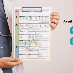 Editable SBAR Nursing Report Sheet Med Surg Nurse Brain ICU Report ...