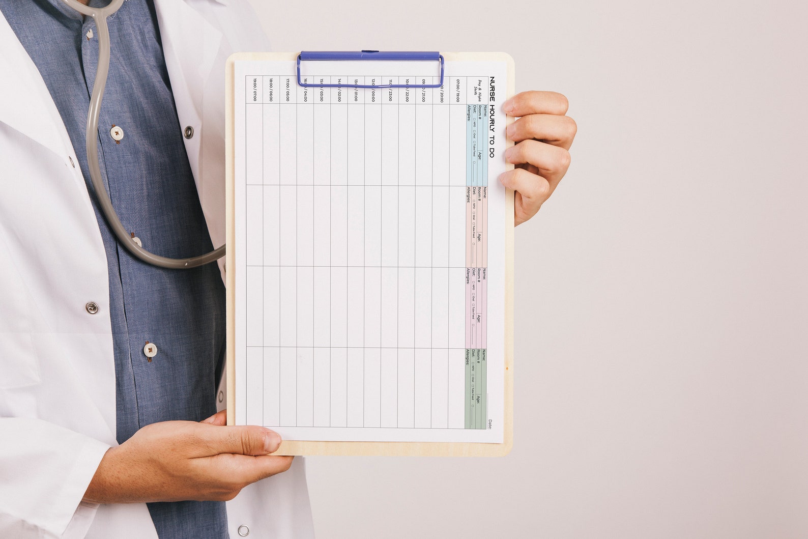 Editable Nurse Hourly to Do, 4 Patient Nurse Report Sheet Medsurg Nurse ...