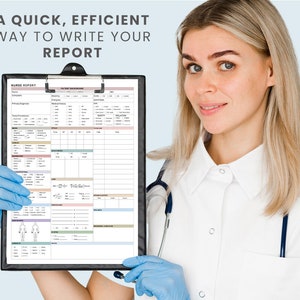 Editable Telemetry Nurse Report Sheet Med Surg Nursing Brain Sheet ...