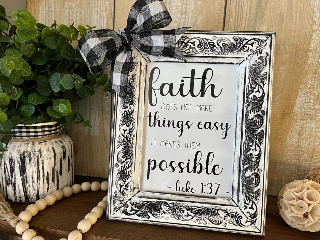 Faith Does Not Make Things Easy - Etsy