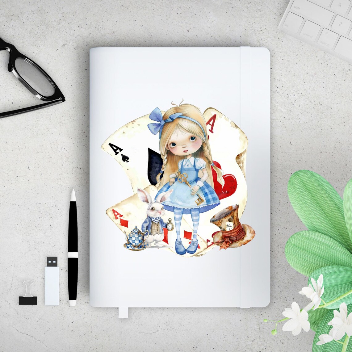 Alice in Wonderland, PNG, Clip Art, Digital Download, 300 DPI ...
