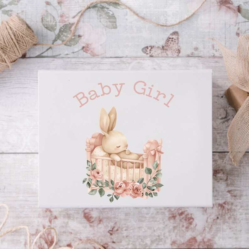 Baby Girl Rabbit, PNG, Clip Art, Digital Download, 300 Dpi, Commercial ...