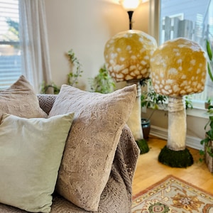 Giant Mushrooms Enchanting 4-5 Ft Tall Mushroom Sculptures Perfect for ...