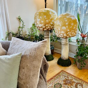 Giant Mushrooms Enchanting 4-5 Ft Tall Mushroom Sculptures Perfect for ...