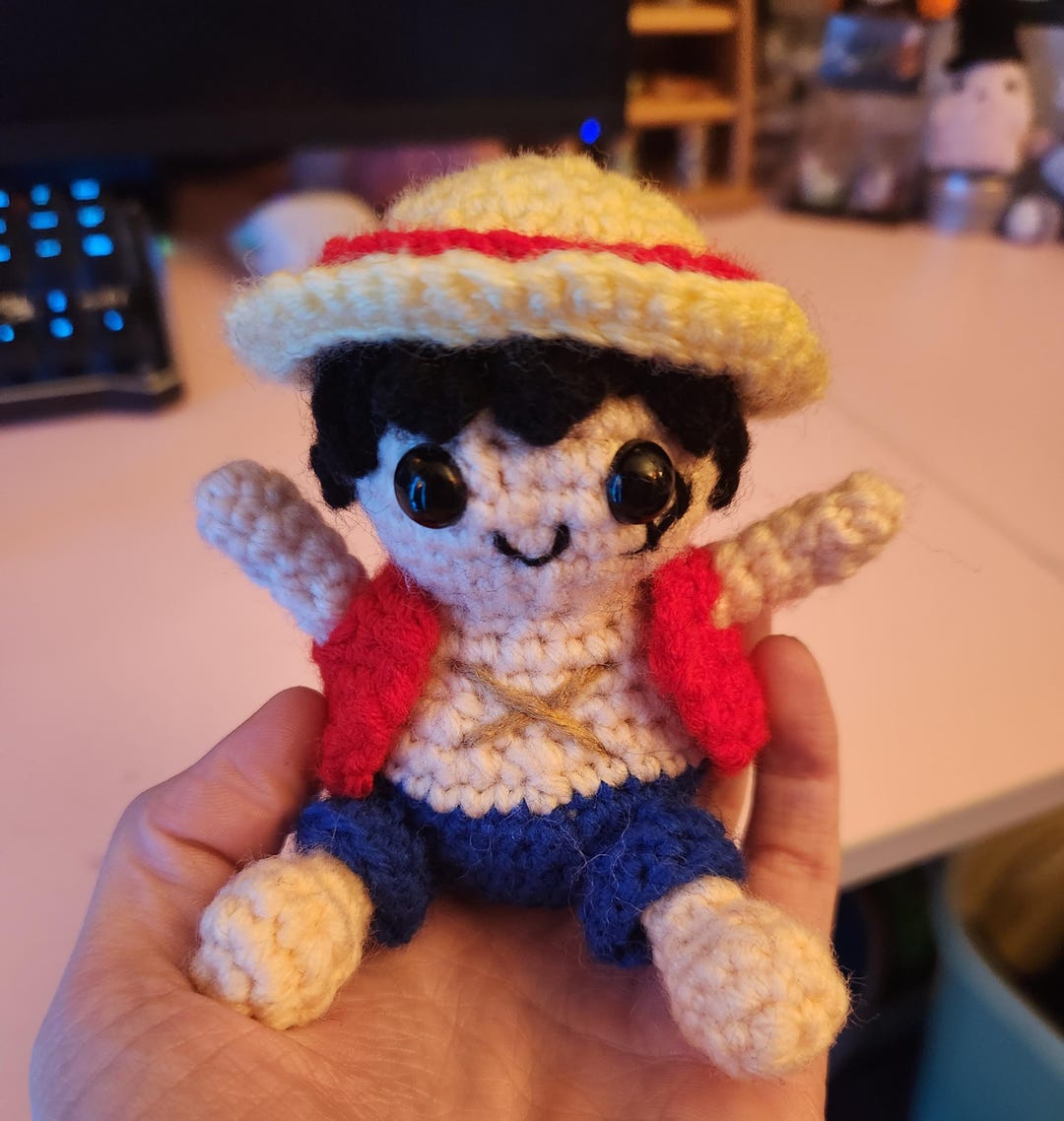 Crochet Luffy One Piece - Etsy