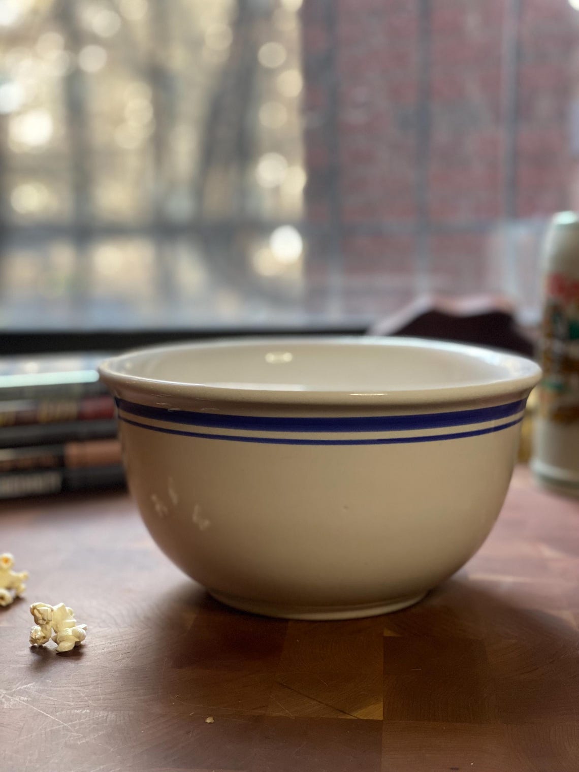 Clay Design Ceramic Popcorn Bowl - Etsy