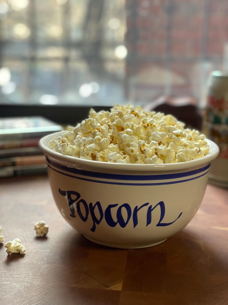 Clay Design Ceramic Popcorn Bowl - Etsy