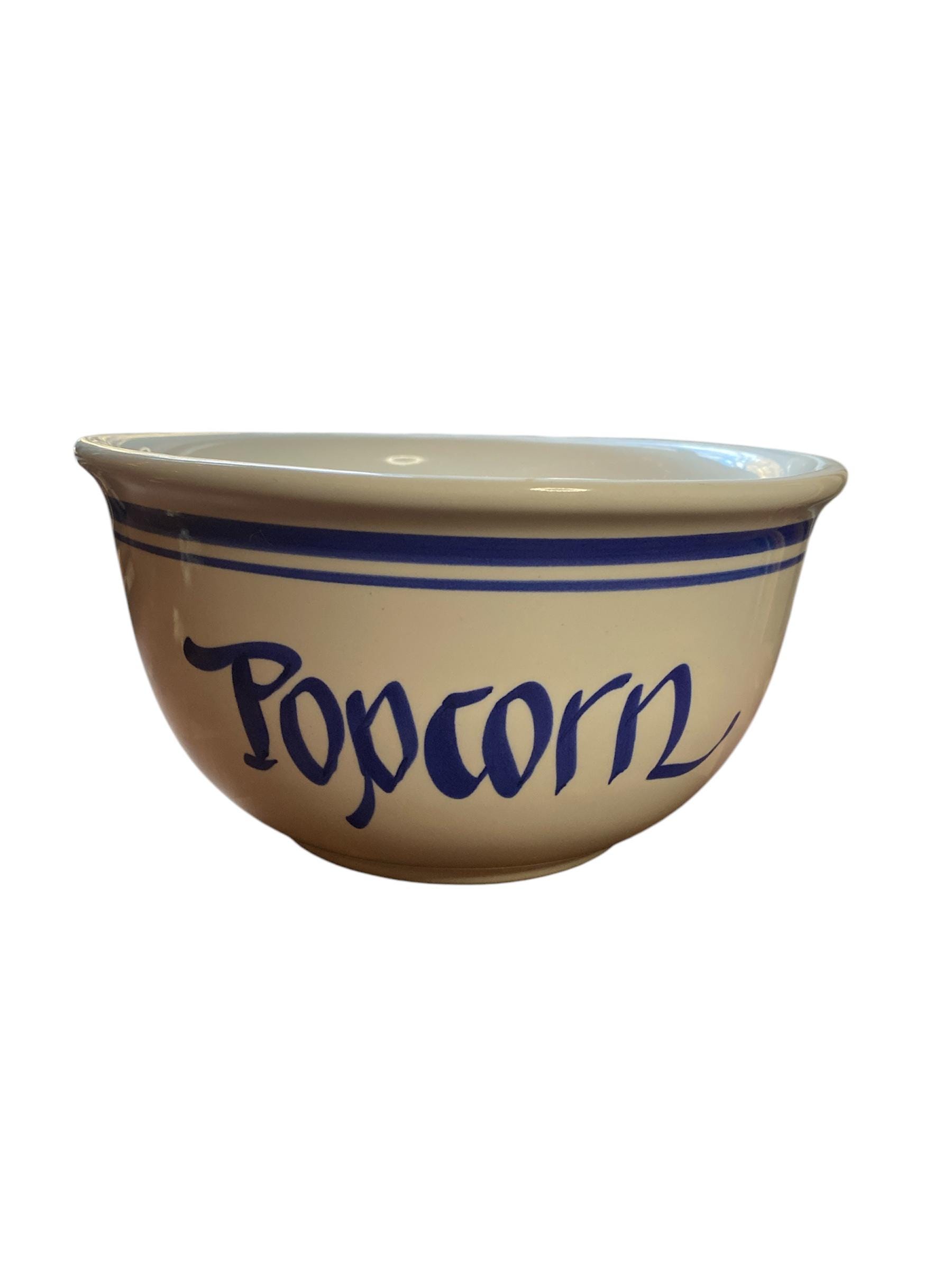 Clay Design Ceramic Popcorn Bowl - Etsy
