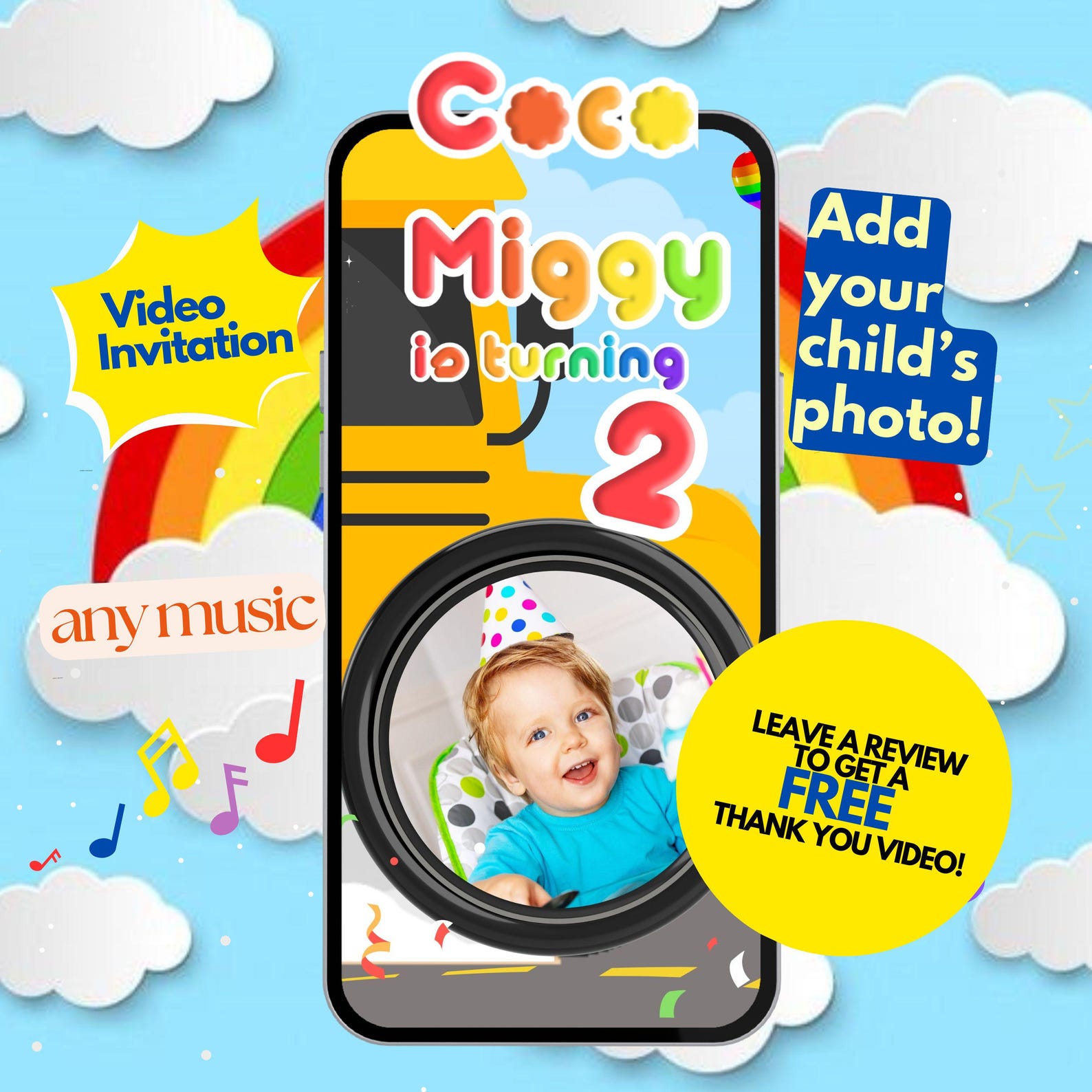 Coco Invitation Coco Party Invitation Coco Birthday Invitation Digital ...