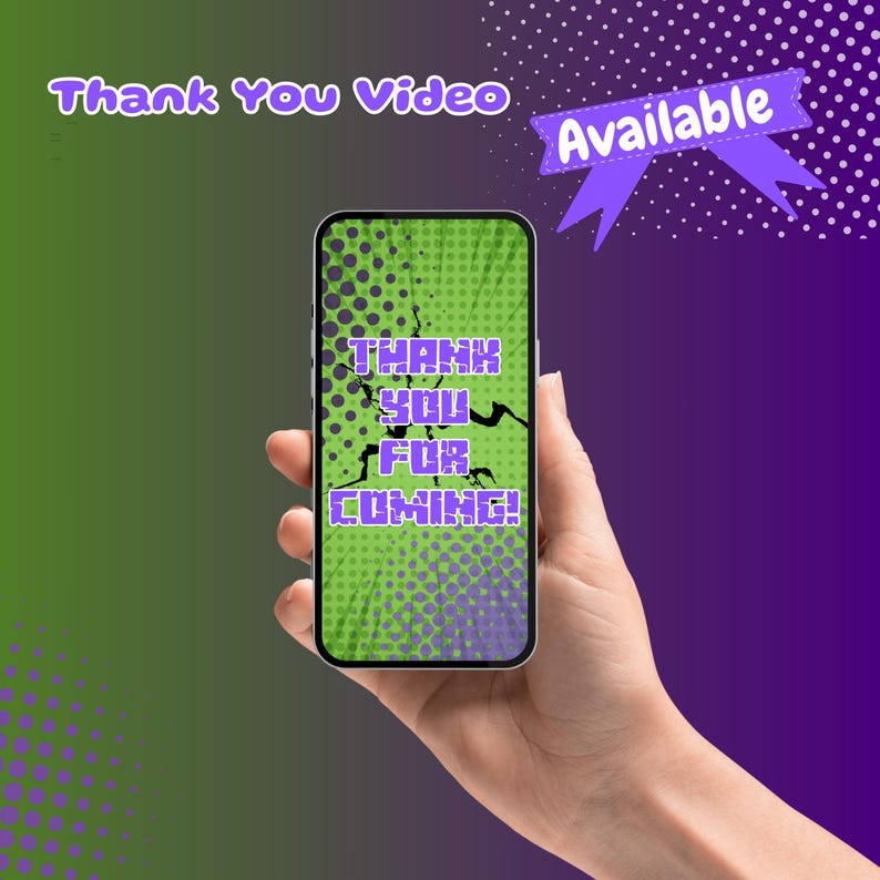 Incredible Superhero Video Invitation Digital - Etsy