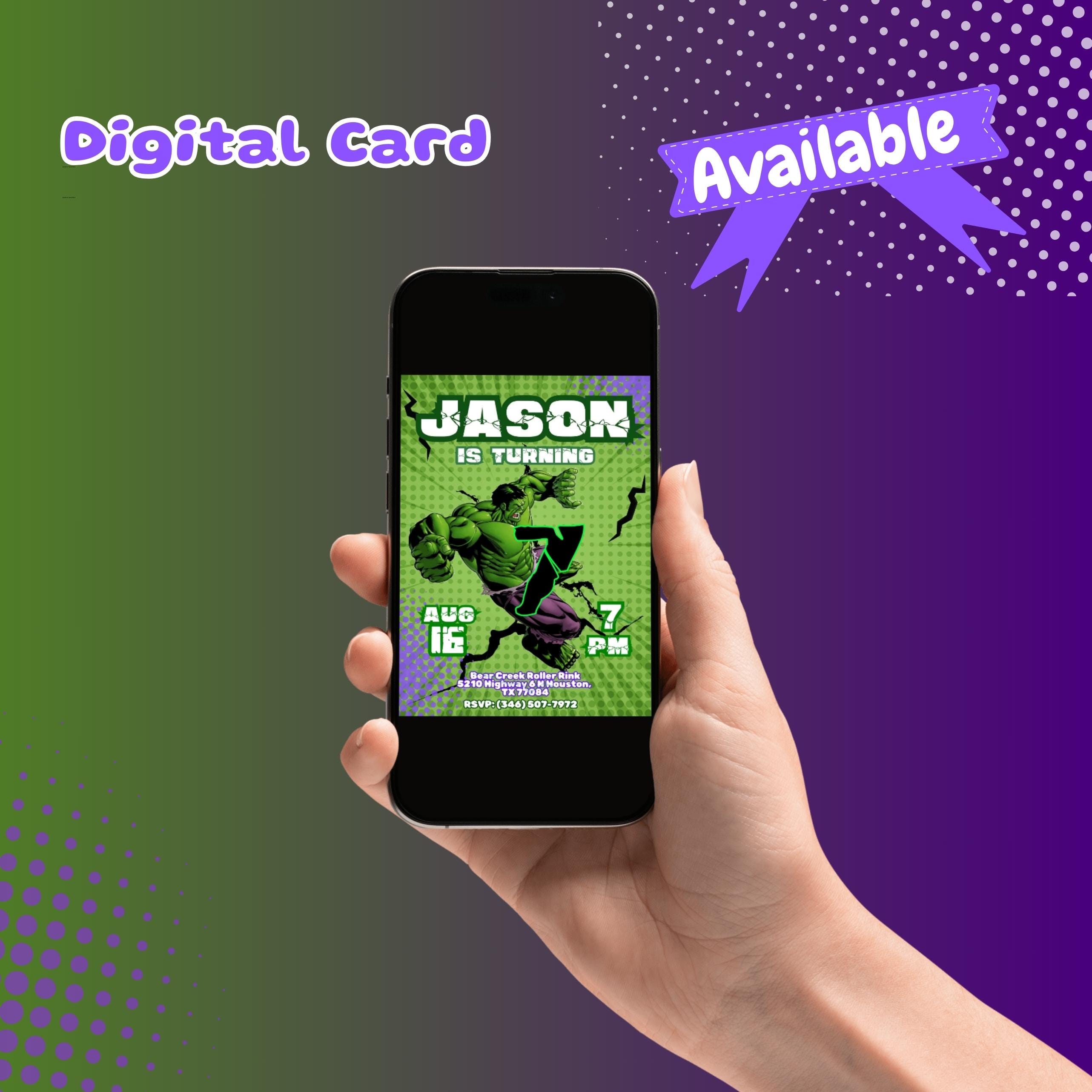 Incredible Superhero Video Invitation Digital - Etsy