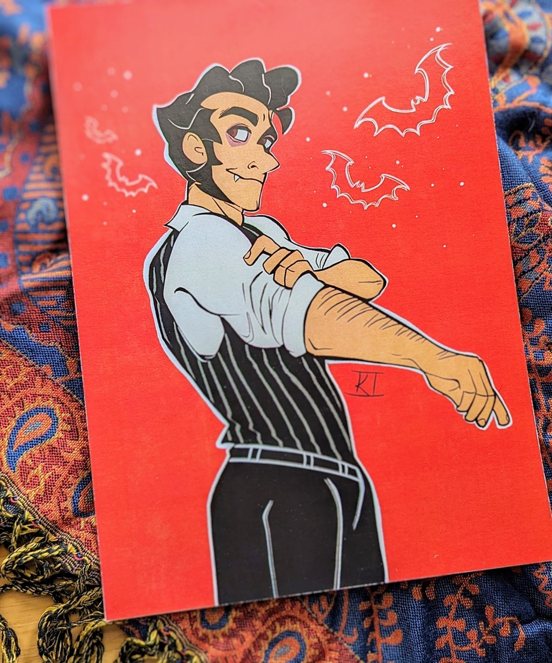 Esteban Print | Original Comic Character | OC Print - Etsy