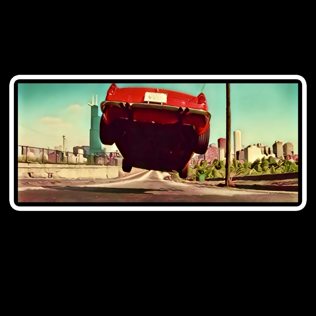 Ferris Bueller Ferrari Jump Vinyl Sticker - Etsy