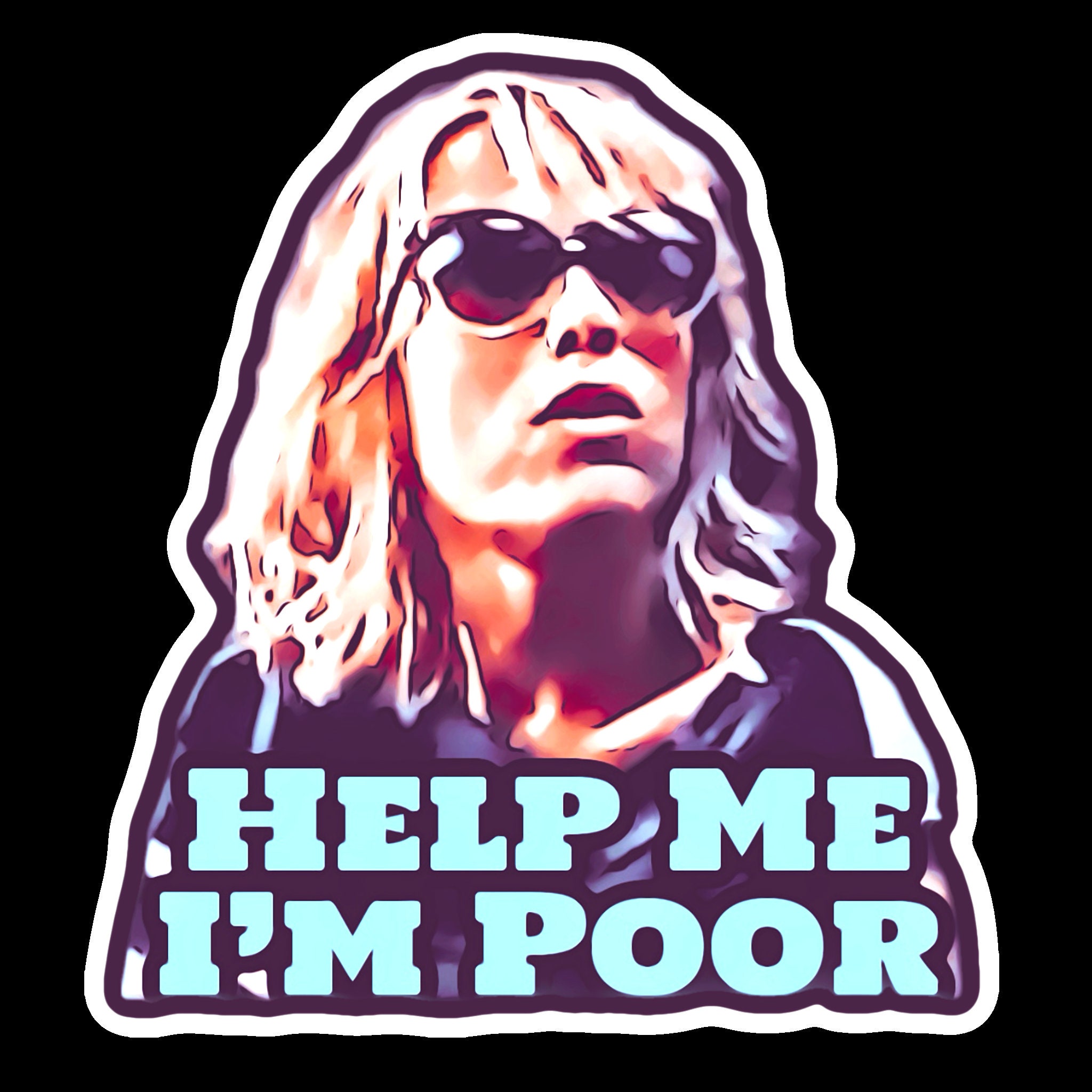 Bridesmaid Kristen Wigg help Me Im Poor 4 Vinyl Sticker - Etsy