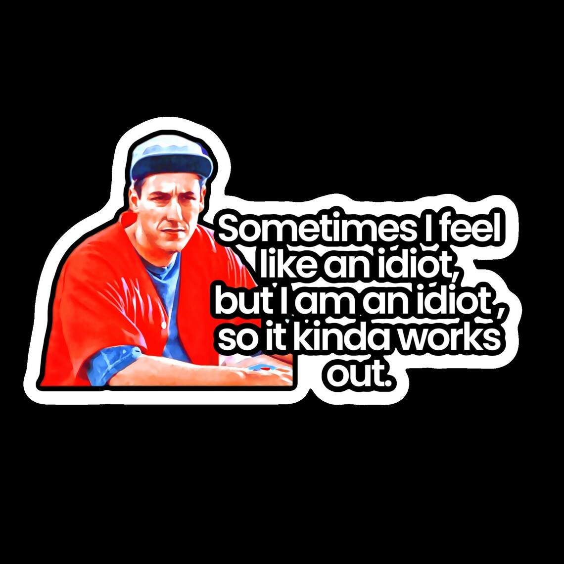 Billy Madison Adam Sandler Vinyl Sticker - Etsy