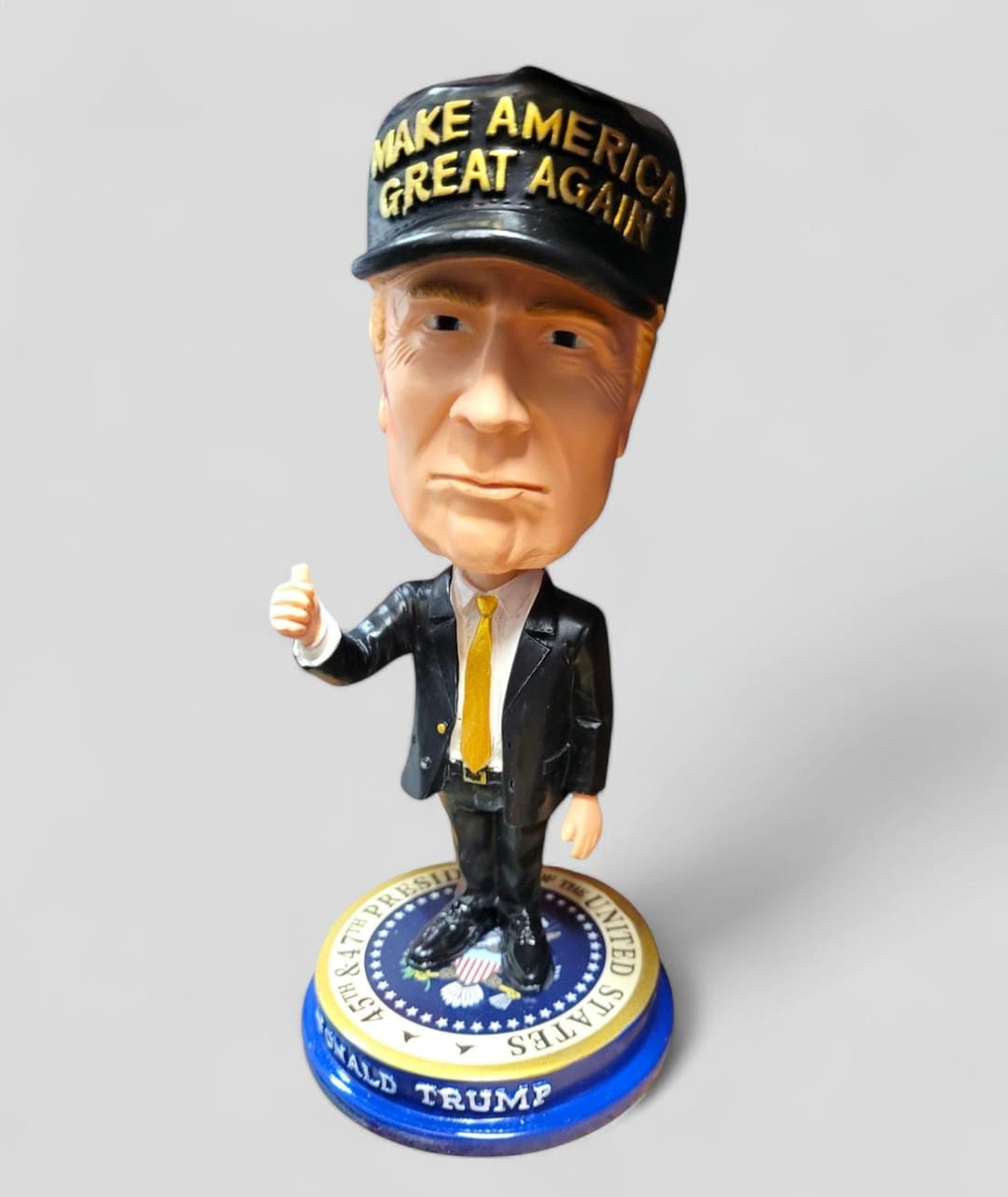 Donald Trump Bobblehead - MAGA Hat, 7" Presidential Figure - Etsy