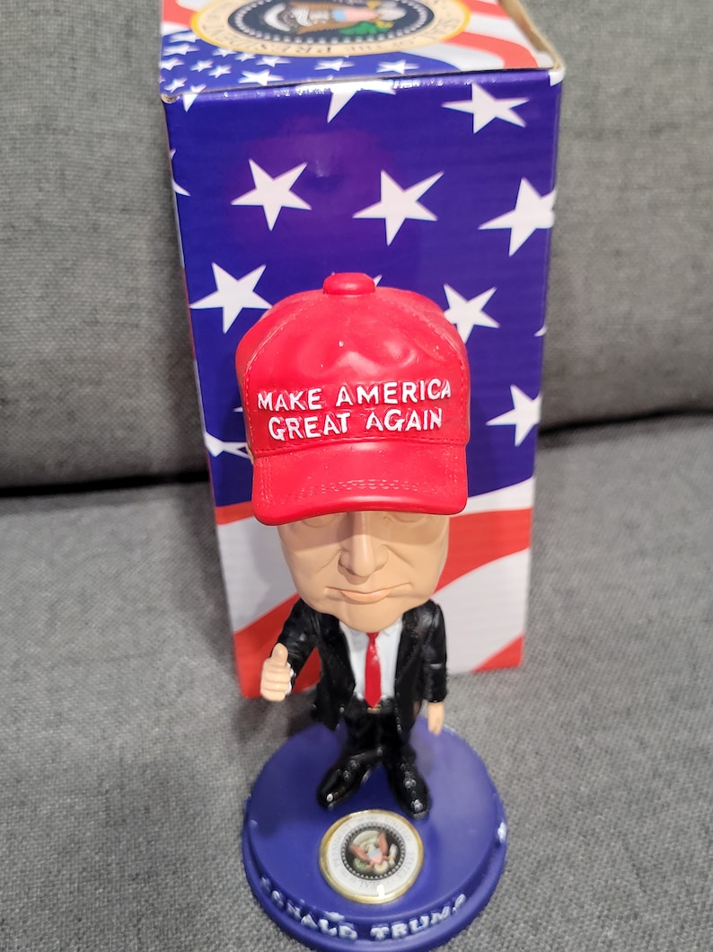 Donald Trump Presidential Bobblehead Great Again #45 USA - Etsy