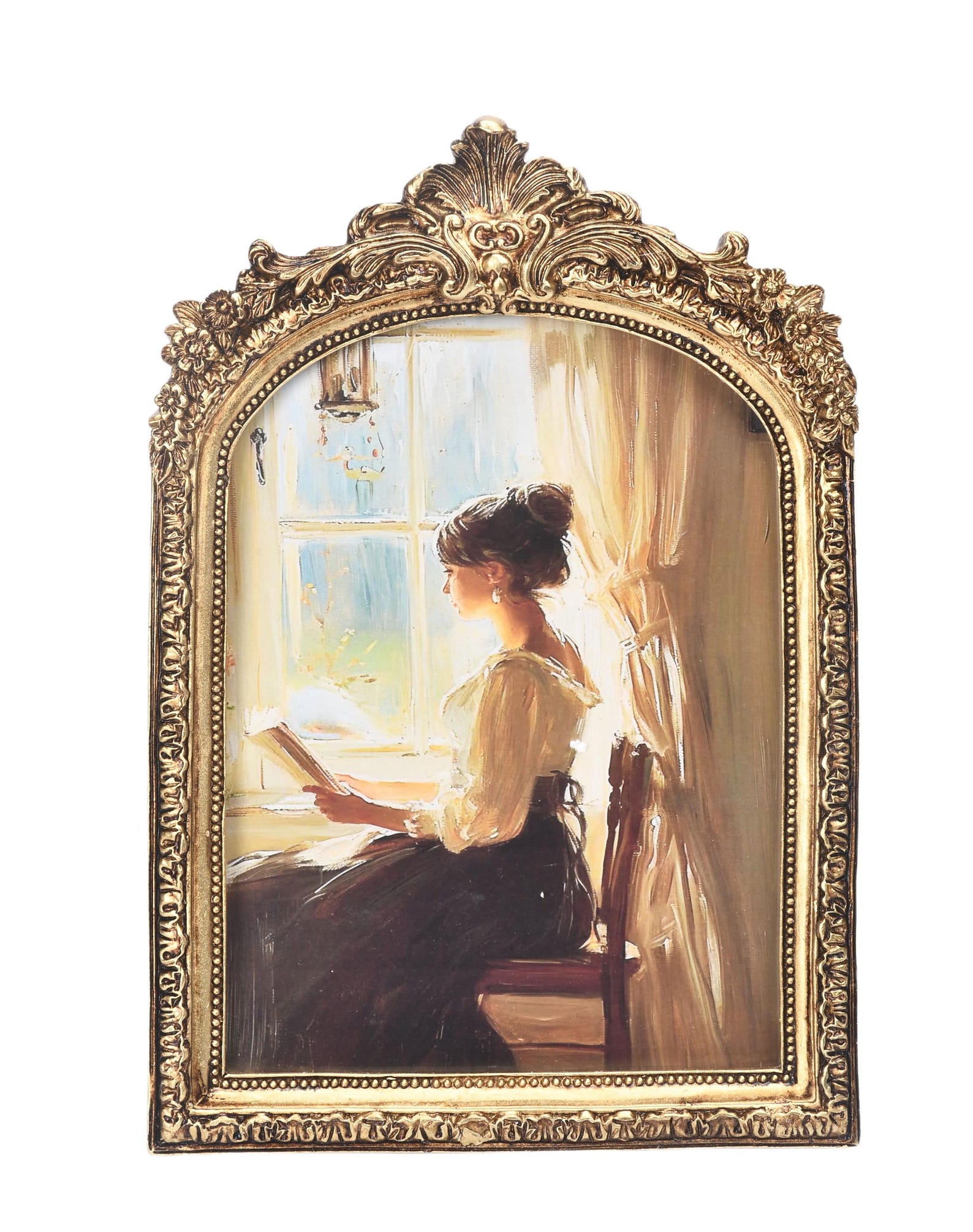 Vintage Picture Frame Antique Gold Photo Frame 6x8 Ornate Picture ...