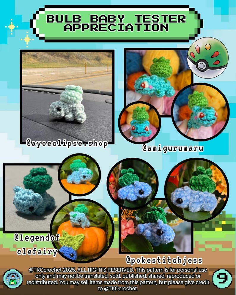 Bulb Baby Crochet Pattern + Bulb-o'-lantern Mod: Amigurumi Tutorial ...