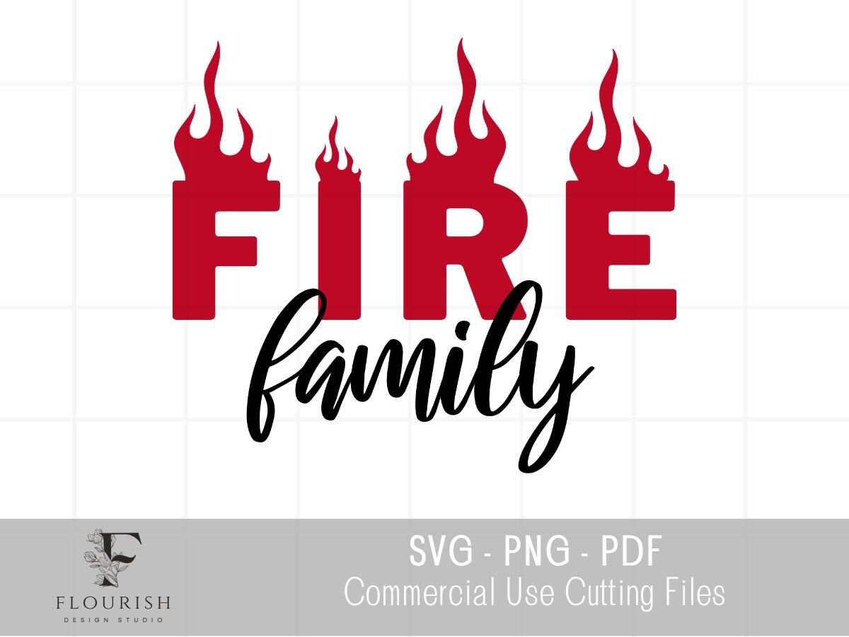 Firefighter SVG: Exclusive Design for Firefighter Family Supporting the ...