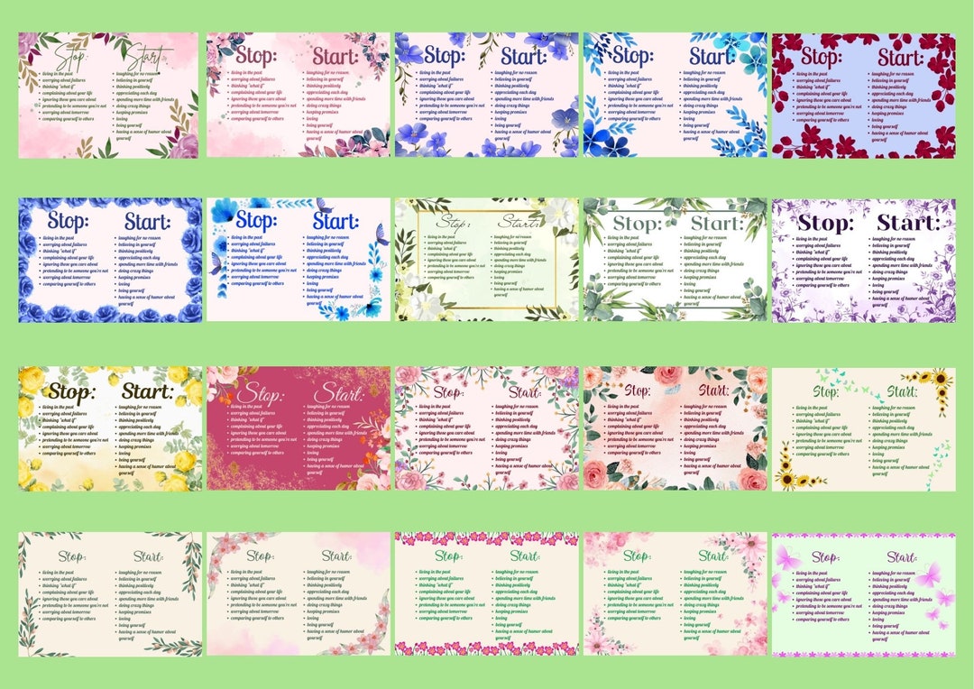 Flower Motivational Message Print Poster, Home Decor, Quotes Gift ...