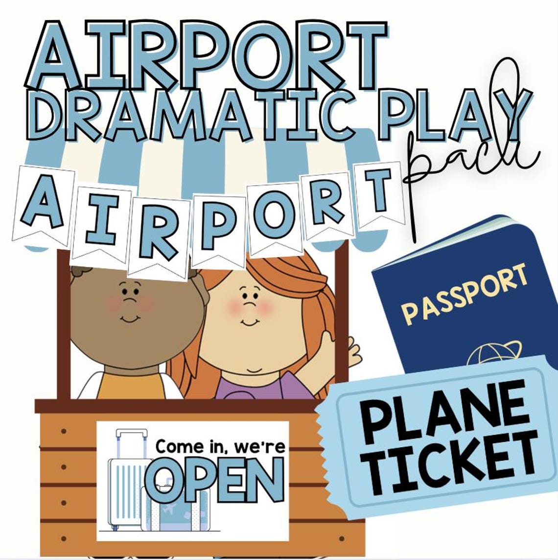 Airport Dramatic Play Pack | Early Childhood Education | Preschool ...
