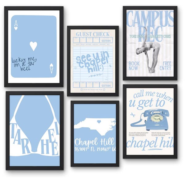 Unc Poster - Etsy