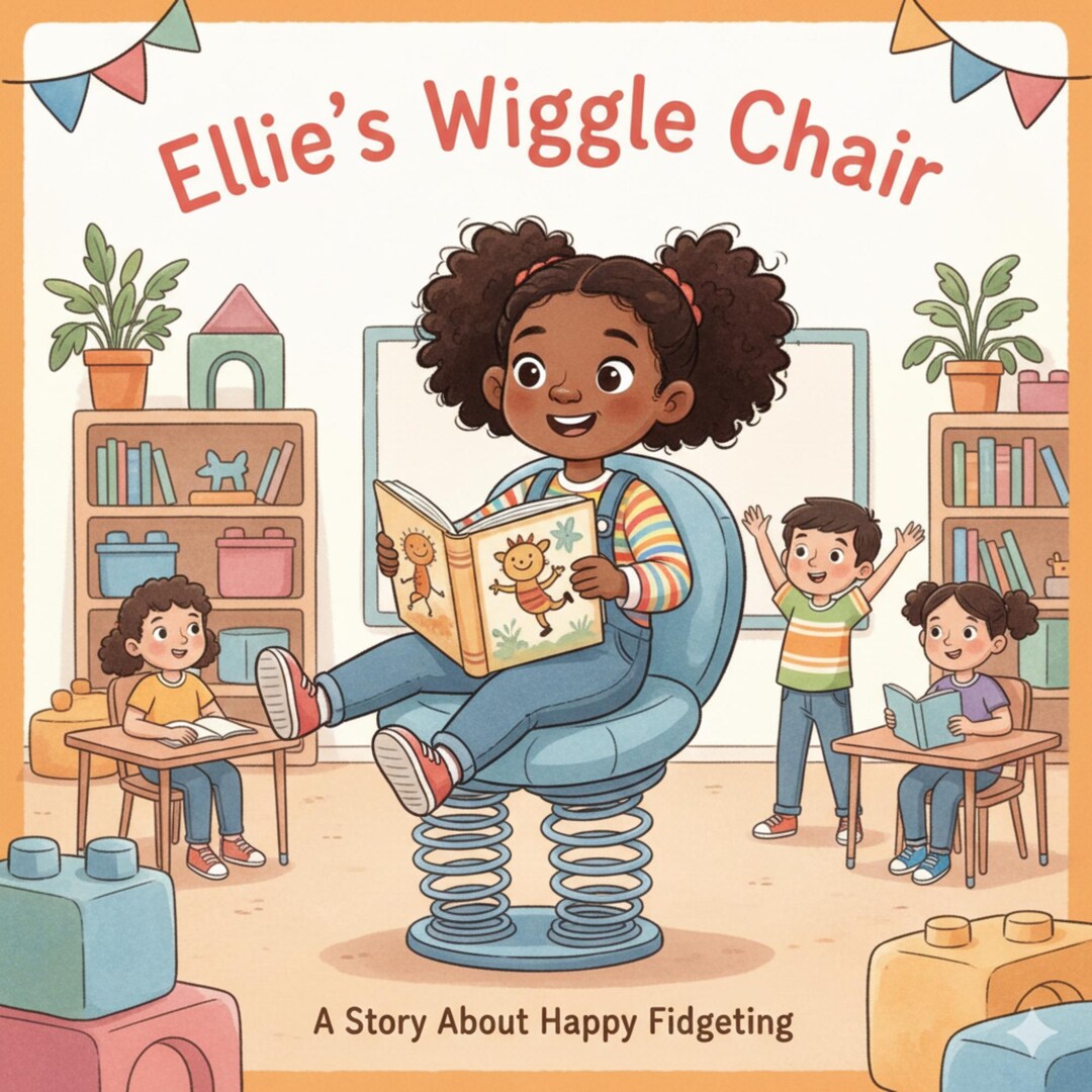 ADHD Kids Storybook: Ellie's Wiggle Chair (digital PDF) - Etsy UK