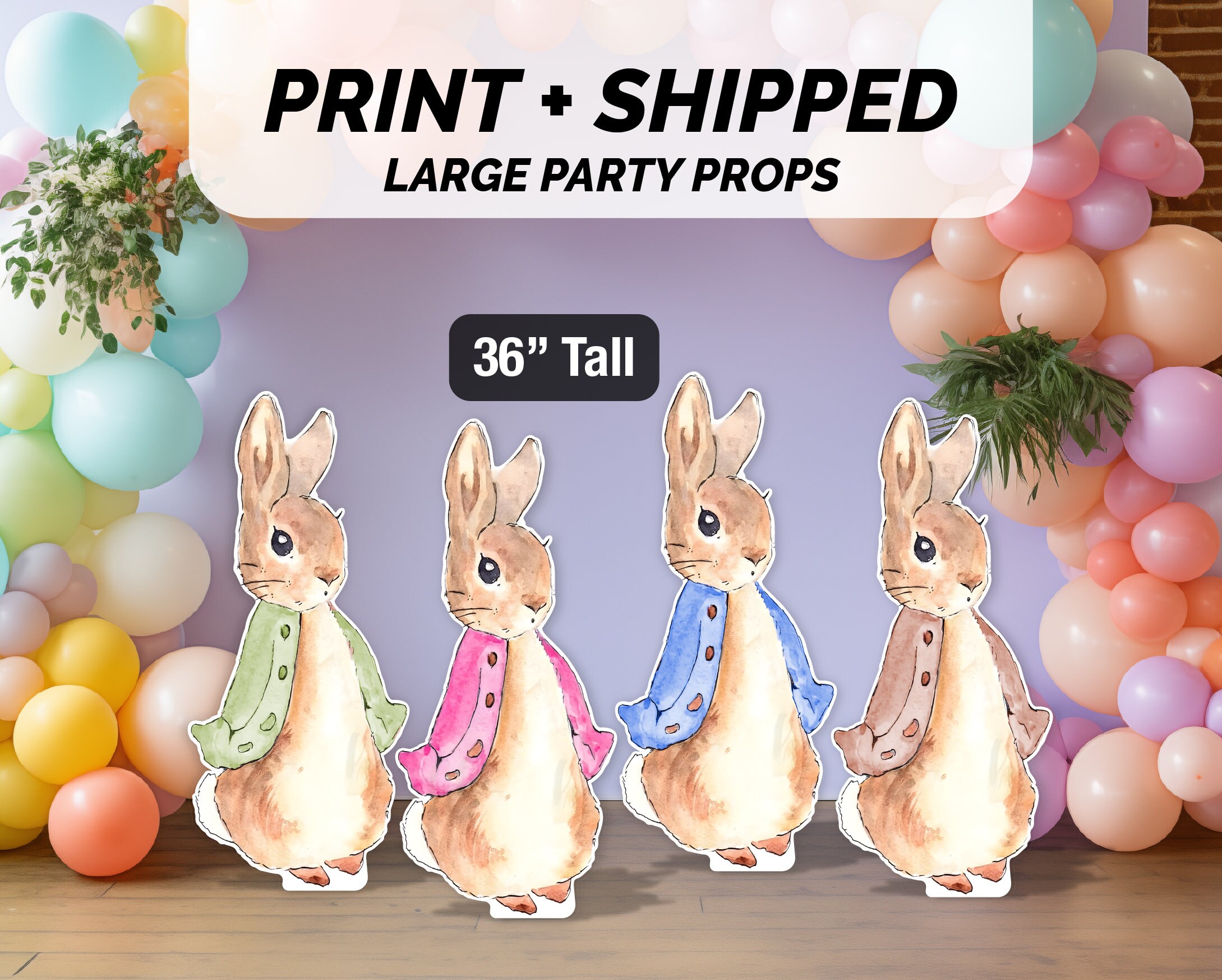 Peter Rabbit Cut Out, Peter Rabbit Standee Party Prop, Peter Rabbit ...