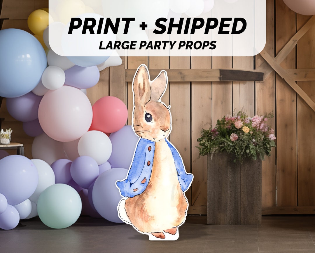 Peter Rabbit Cut Out, Peter Rabbit Standee Party Prop, Peter Rabbit ...
