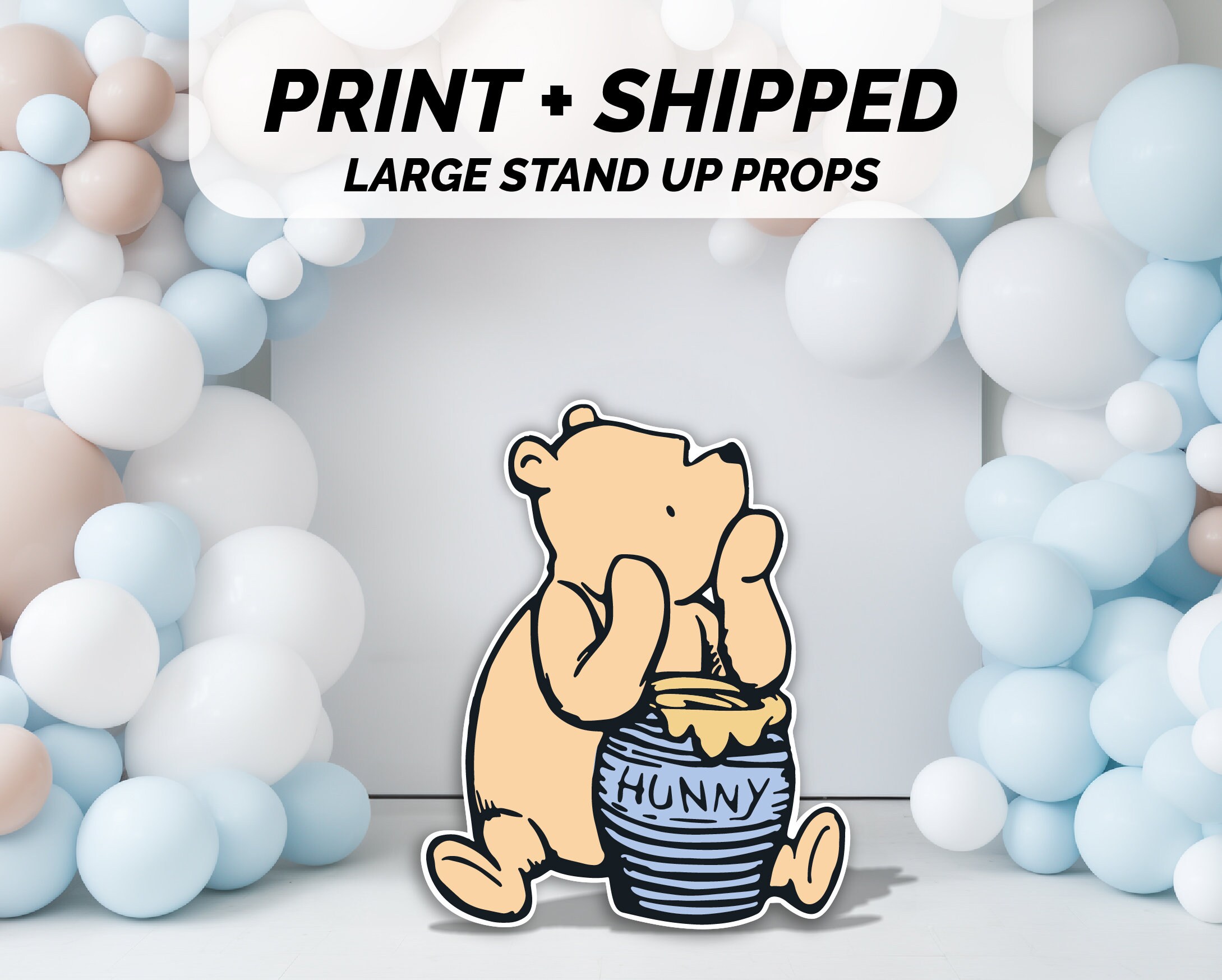 Classic Winnie the Pooh Cutouts Babyshower, Lawn Signs, Yard Sign, Yard ...
