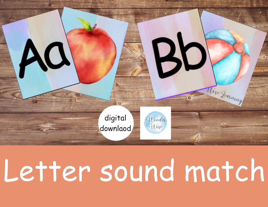 Letter Sound Match, Preschool Game, Preschool Activities, Preschool ...